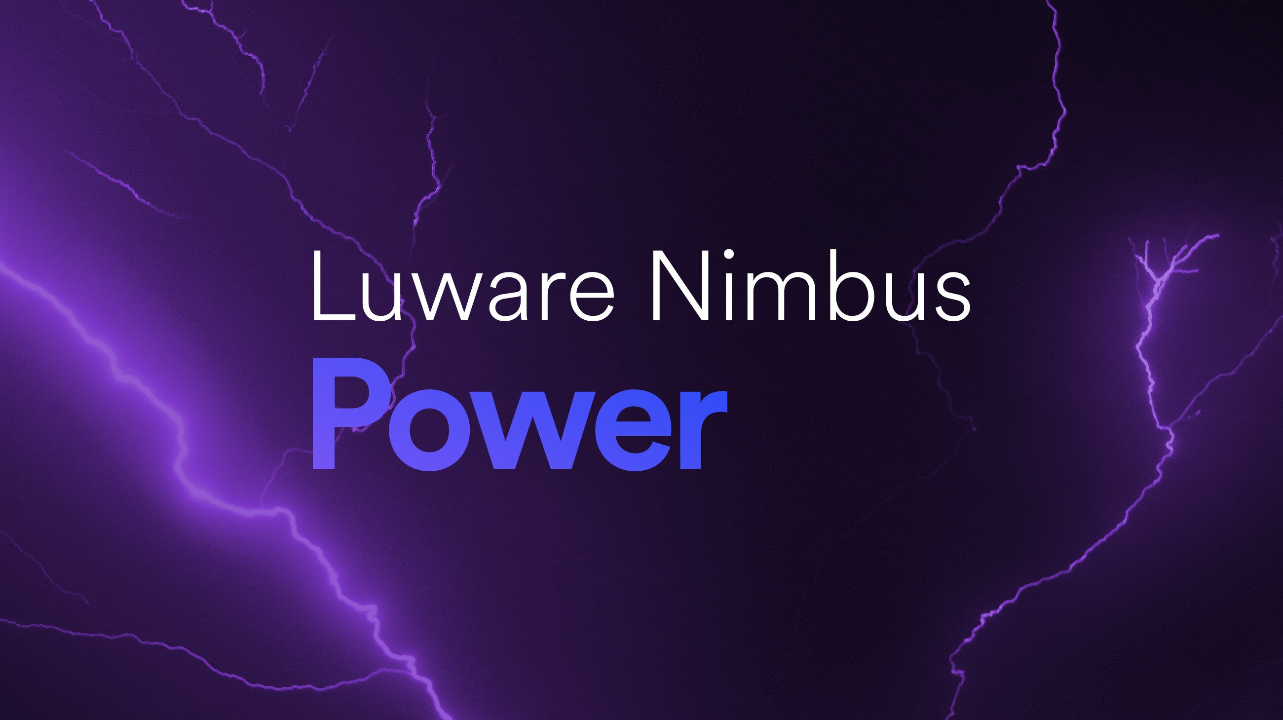 Introducing Luware Nimbus Power